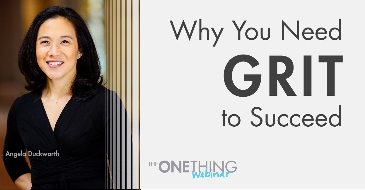 Why You Need GRIT to Succeed - The ONE Thing